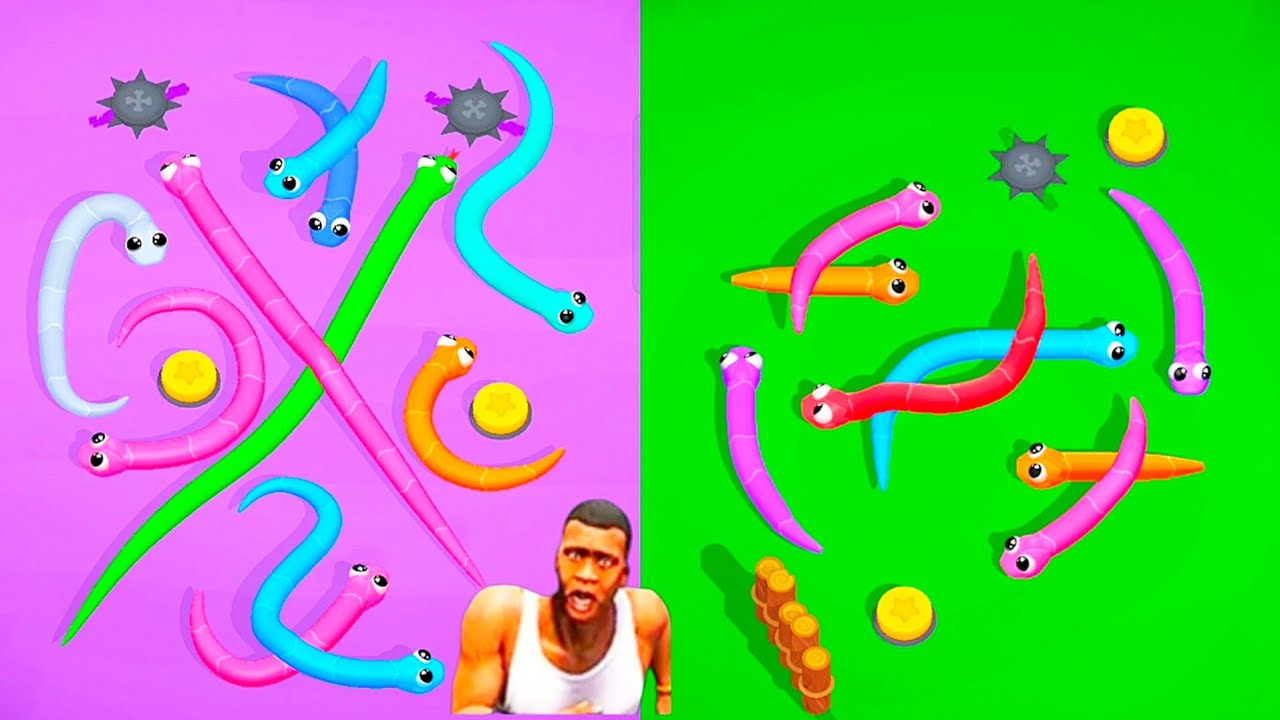 Snake Knot Game Noob Vs PRO Snake Ko Bahar Nikalna Best Game - YouTube
