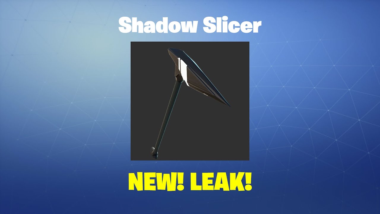 Shadow Slicer | Leak | Fortnite Pickaxe - YouTube