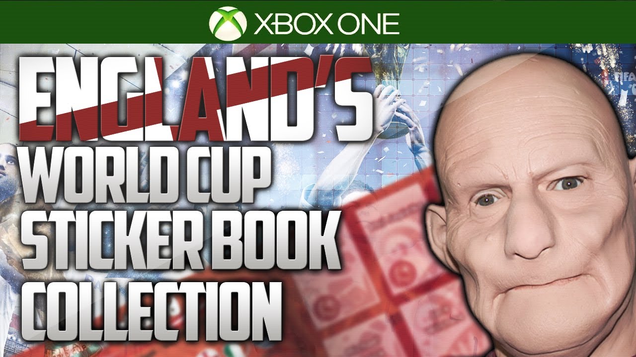 ENGLAND'S WORLD CUP STICKER BOOK COLLECTION #1 - YouTube