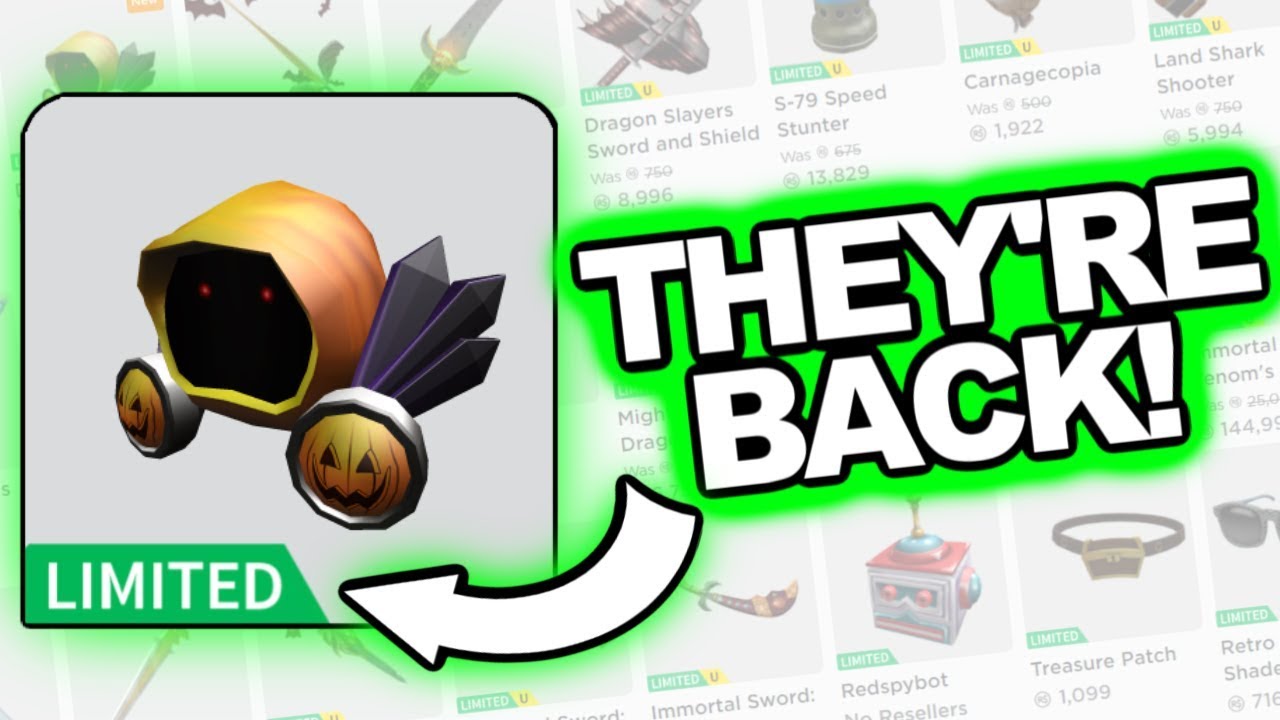 Roblox LIMITEDS ARE BACK! - YouTube