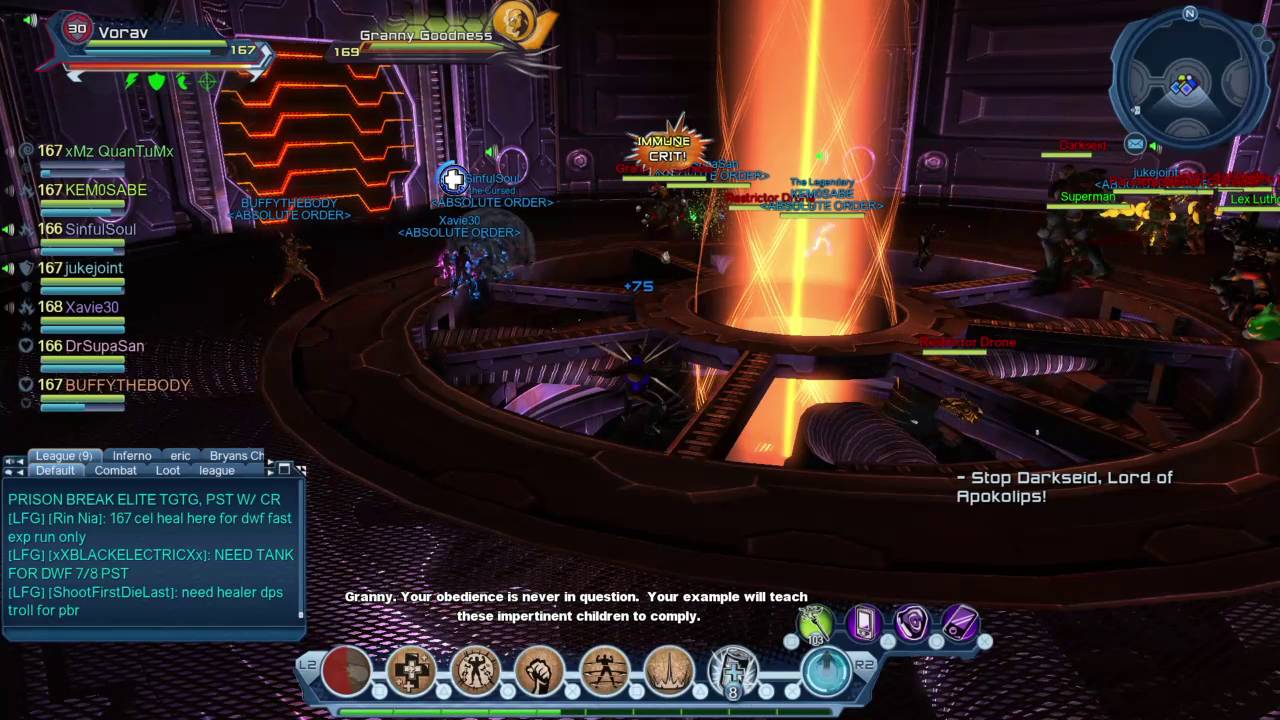 DCUO DWF last boss Absolute order earth tank pov jack hammer - YouTube