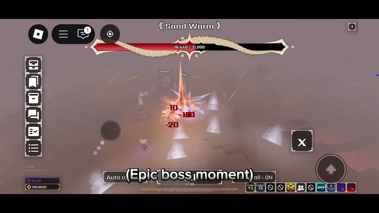 Sand worm Bossfight | Sols rng | First ever - YouTube
