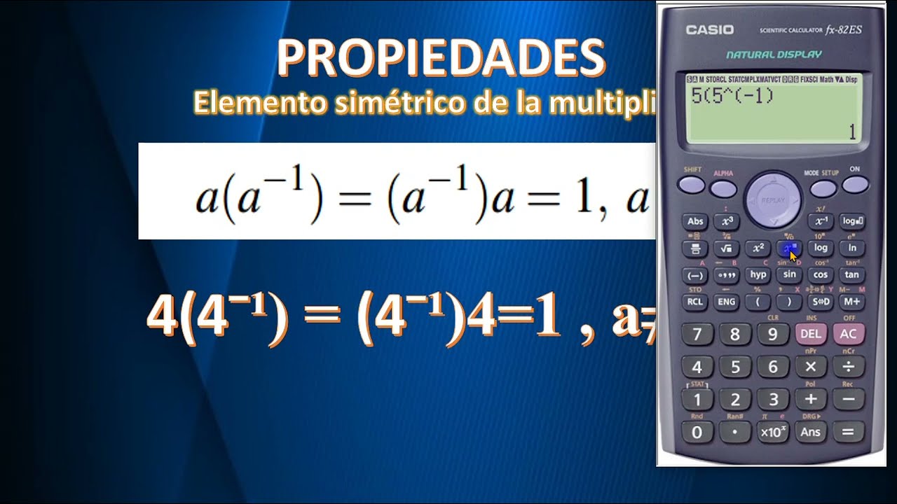 Elemento simétrico de la multiplicación - YouTube