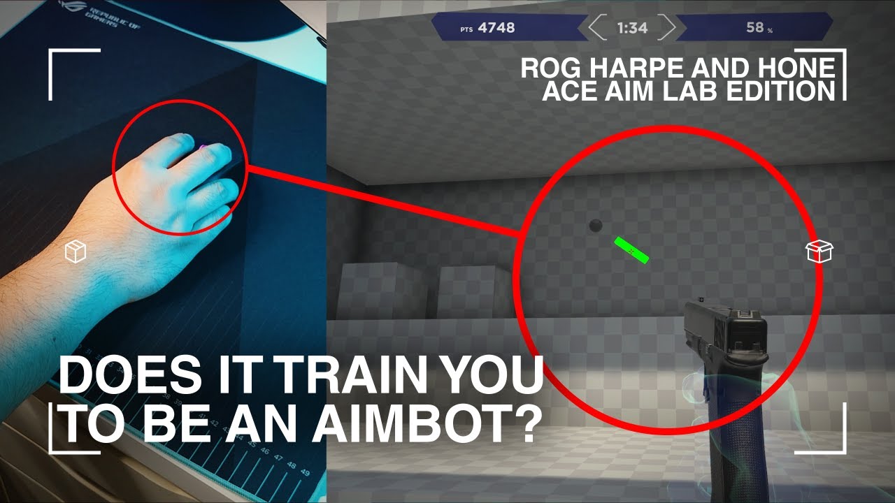 ROG x Aim Lab Harpe Ace: Does it train you to be an AIMBOT? - YouTube