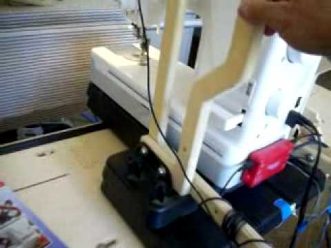 Viking Husqvarna Mega Quilter - YouTube