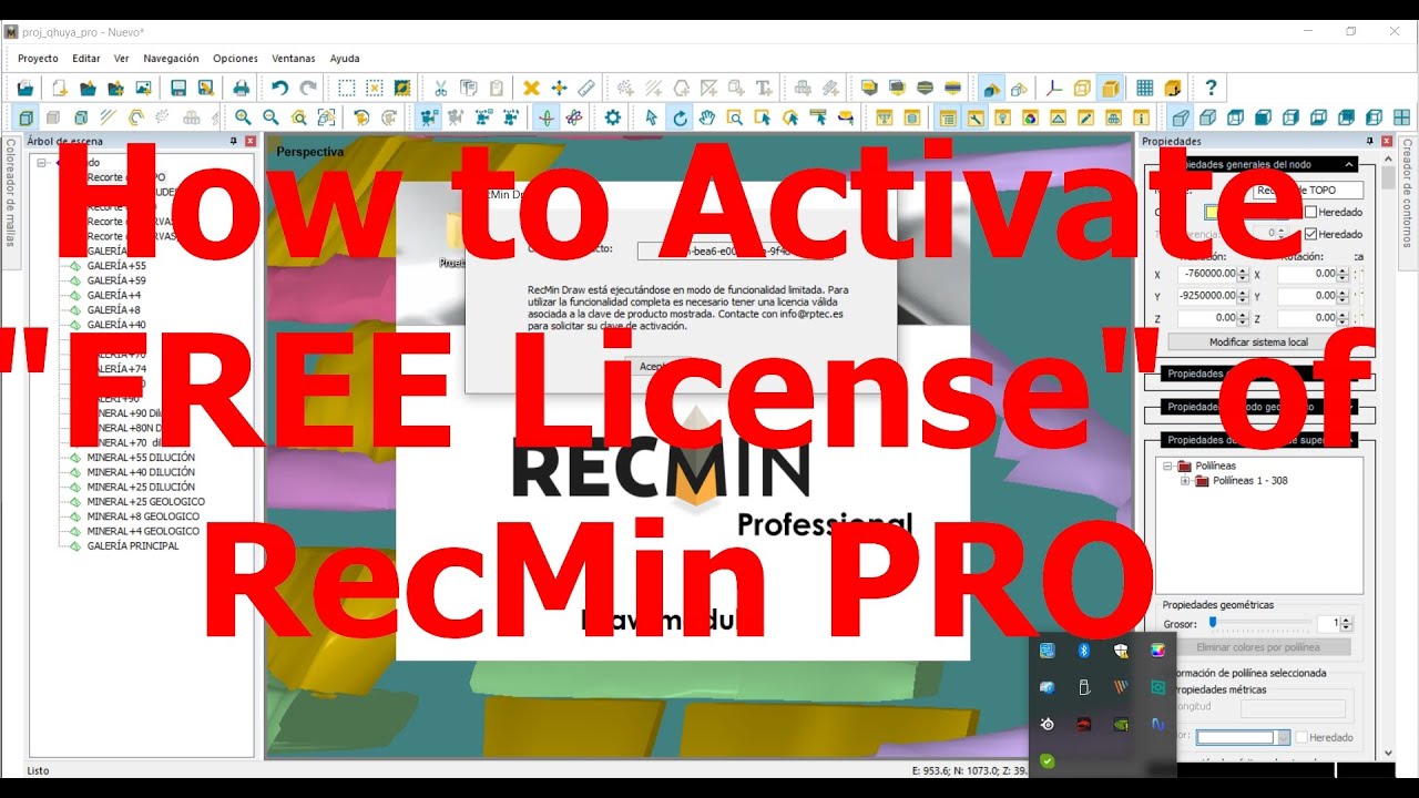 How to activate the RecMin PRO license - YouTube