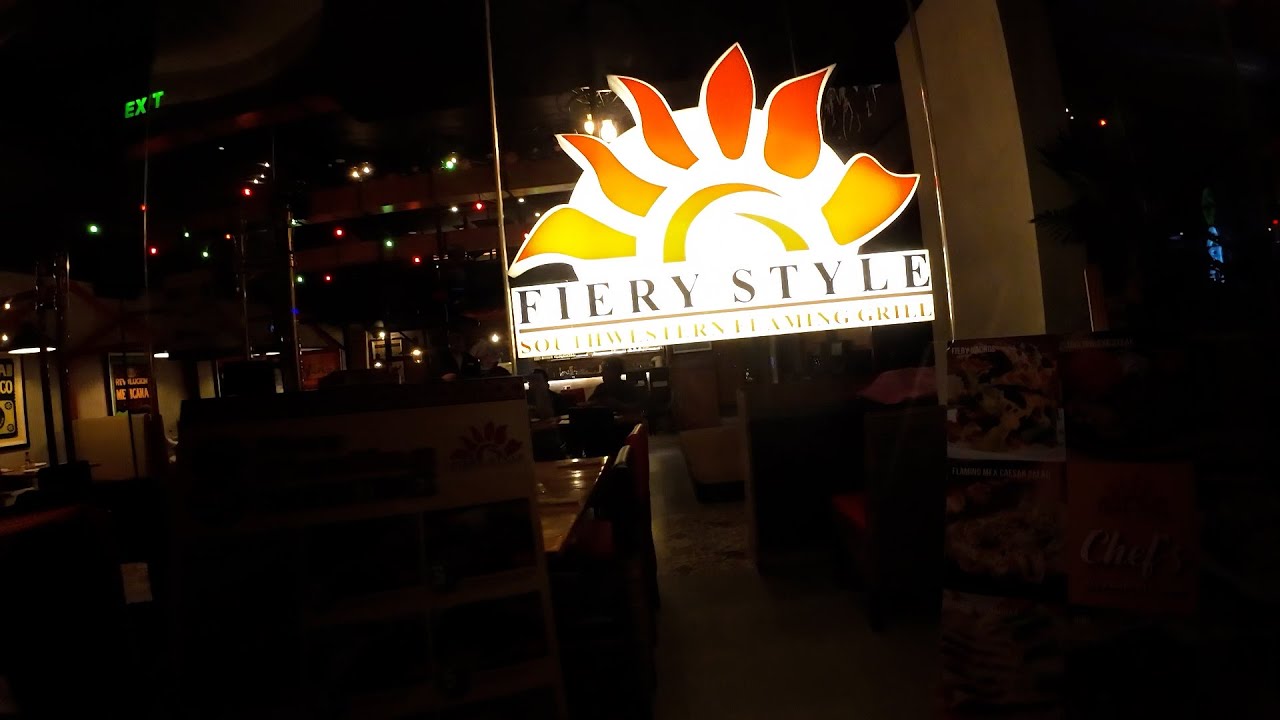 Fiery Style Southwestern Flaming Grill - YouTube