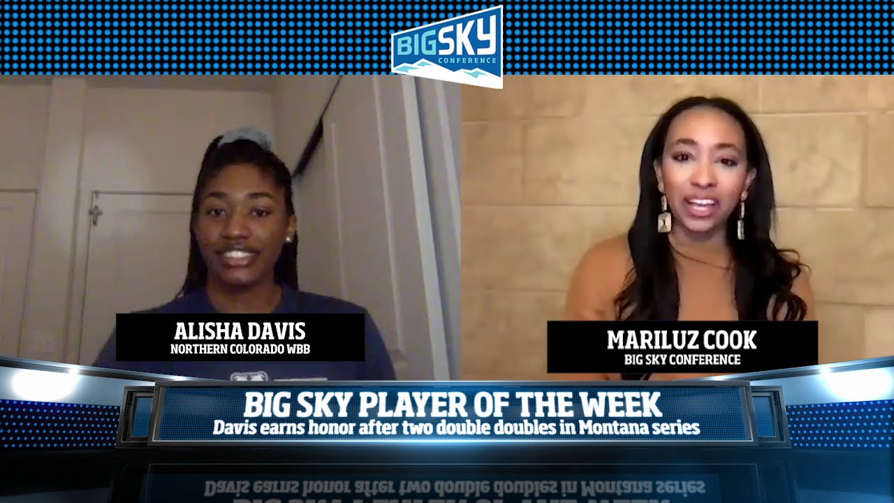 Big Sky Player of the Week: Northern Colorado WBB's Alisha Davis - YouTube