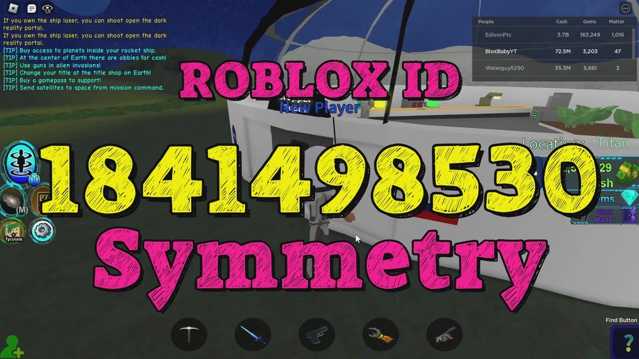 SYMMETRY Roblox Song Codes - YouTube