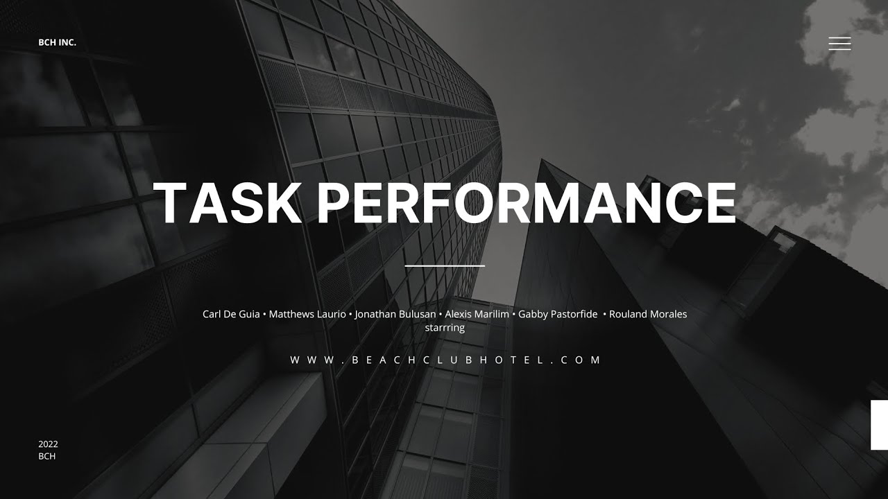 03 Task Performance 1 ARG - YouTube