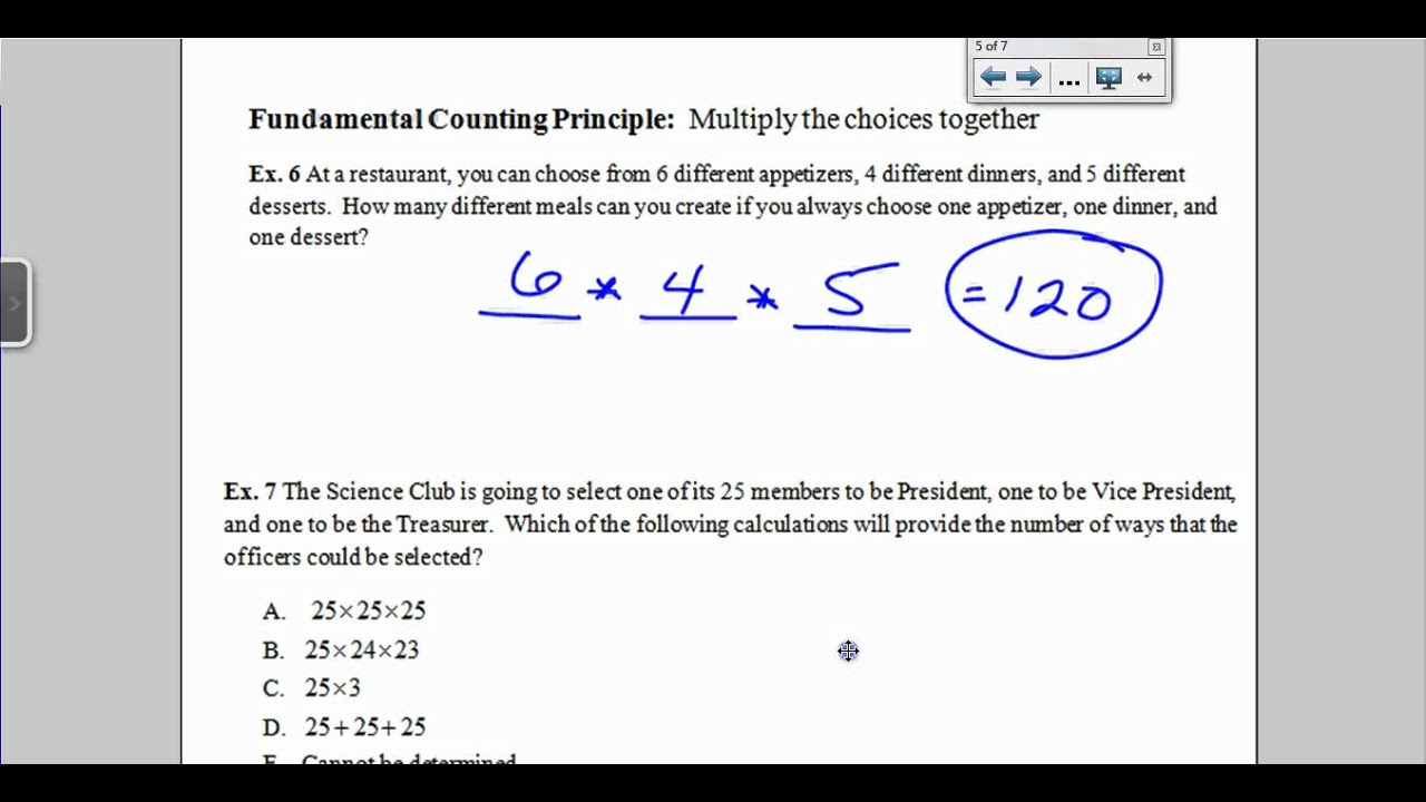 Probability, Averages, and Counting Techniques ACT PREP - YouTube