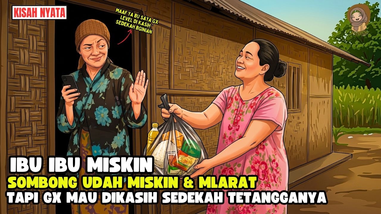 IBU IBU SOMBONG SUDAH MISKIN TAPI TIDAK MAU TRIMA SEDEKAH GX LEVEL ...