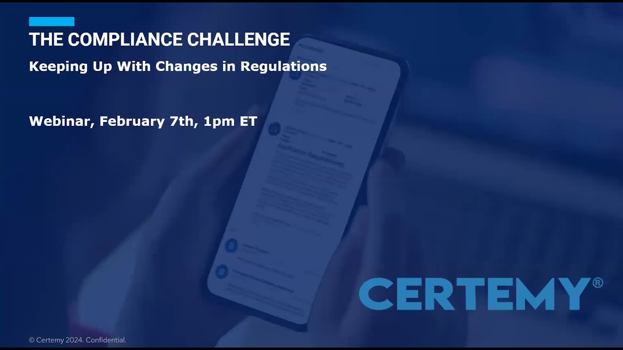 Keeping Up With Changes in Regulations - YouTube
