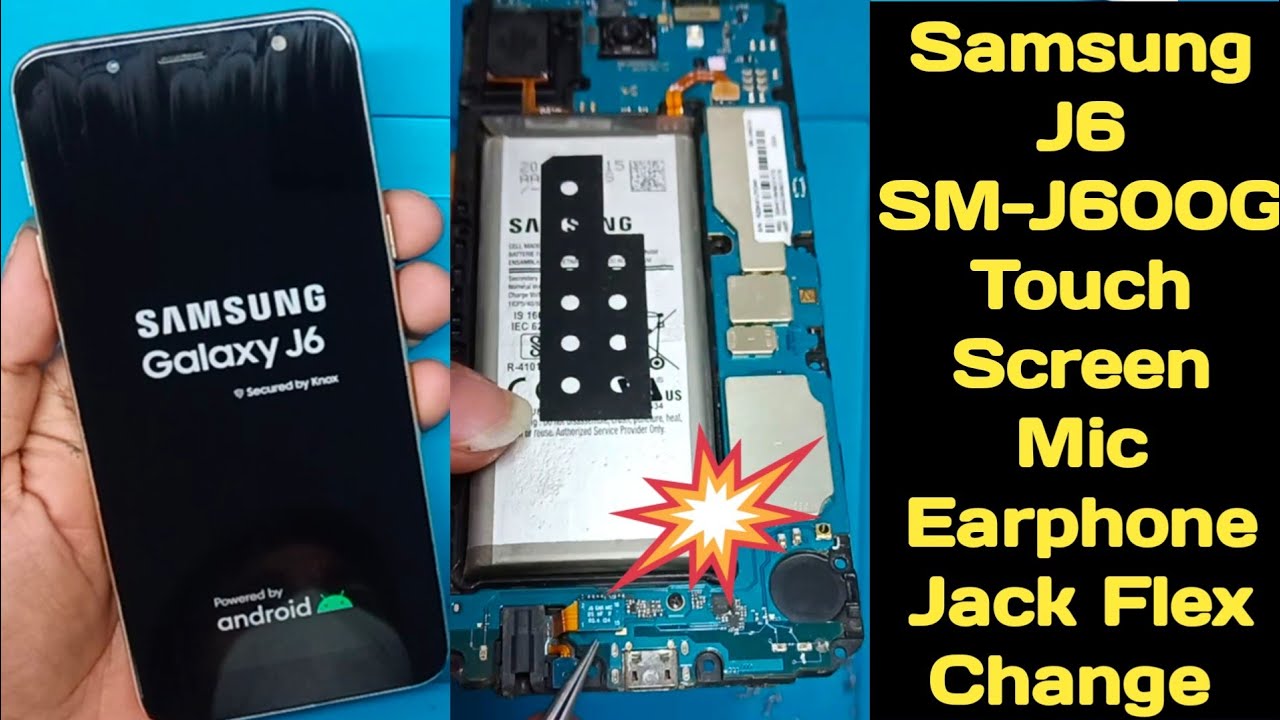 Samsung J6 Lcd Touch Screen folder Mic Earphone Jack Change replacement ...