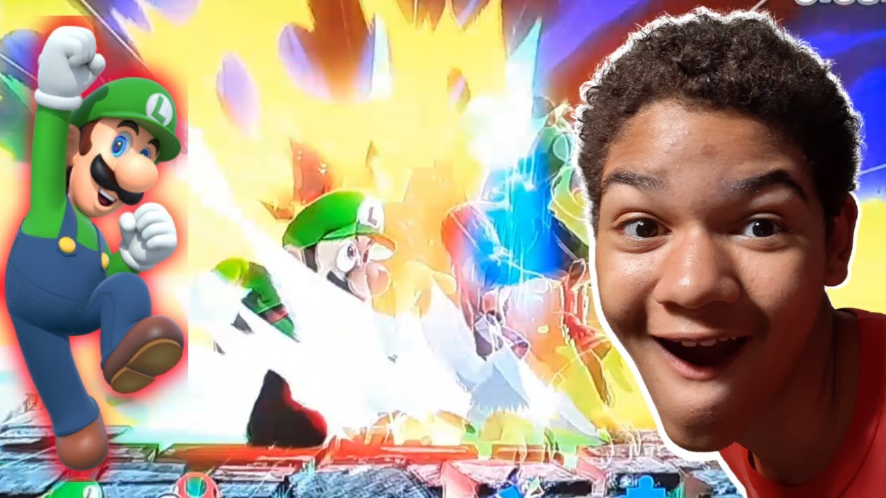 DESTROYED OPPONENT WITH SUPER LUIGI COMBO(CHEAT CODE) | SUPER SMASH ...