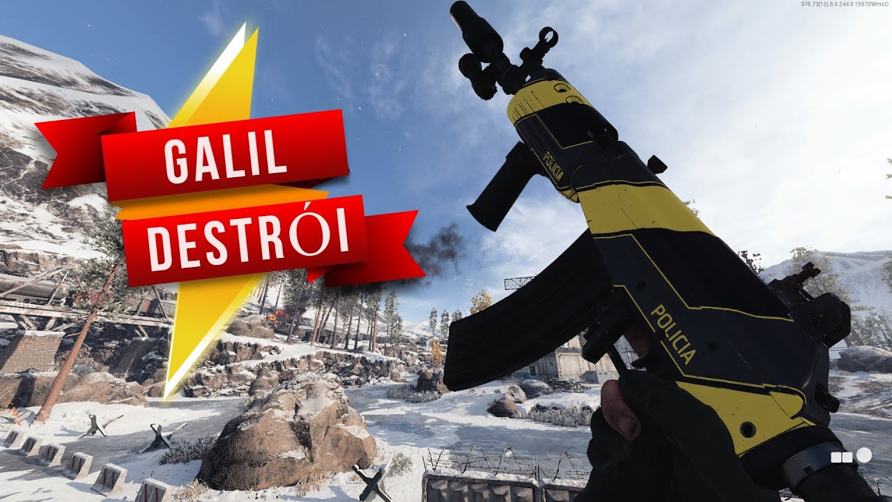 “NUCLEAR” com a GALIL do BO1 (grav) no BLACK OPS COLD WAR (MUITO BOA ...