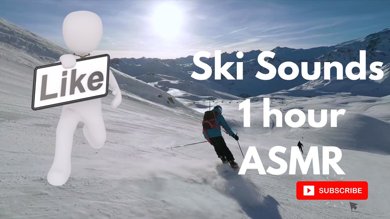Ski sounds- The Sounds of Skiing ASMR - YouTube
