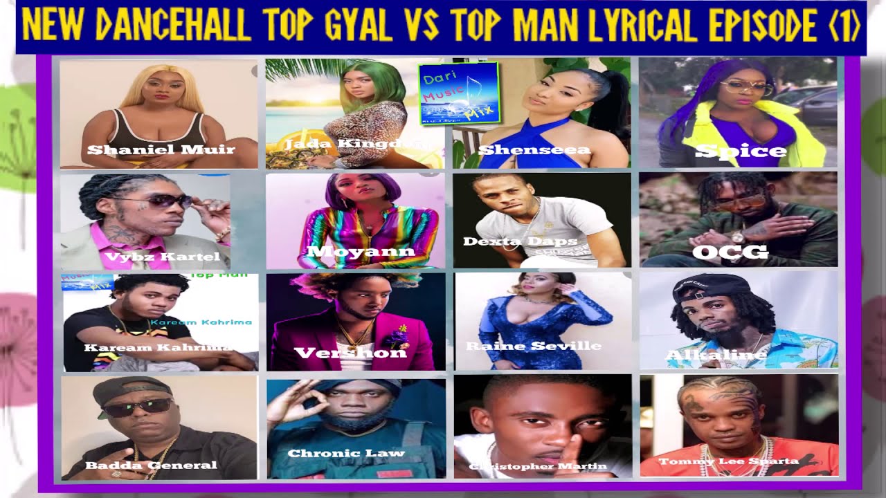 New Dancehall Top Gyal vs TOP Man Lyrical Episode Mix Pt 1 Feat; Dexta ...