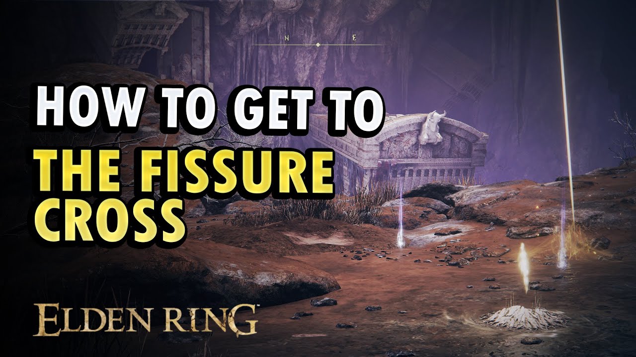 How to Get to Fissure Cross Site of Grace Elden Ring DLC - YouTube