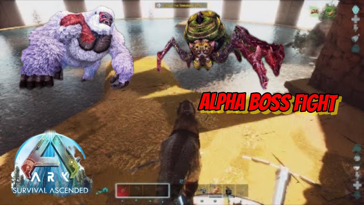 The Center Alpha Boss Fight PS5 #arksurvivalascended - YouTube