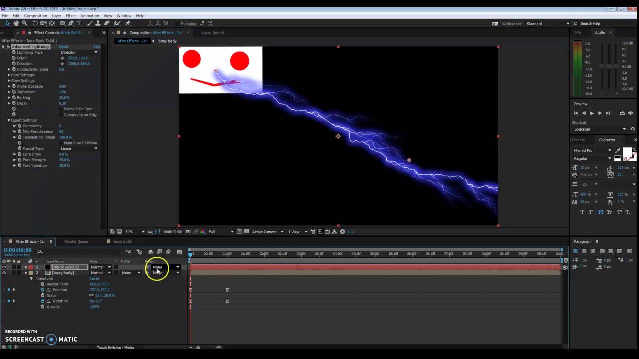After Effects - basic animation Pt. 2 - YouTube