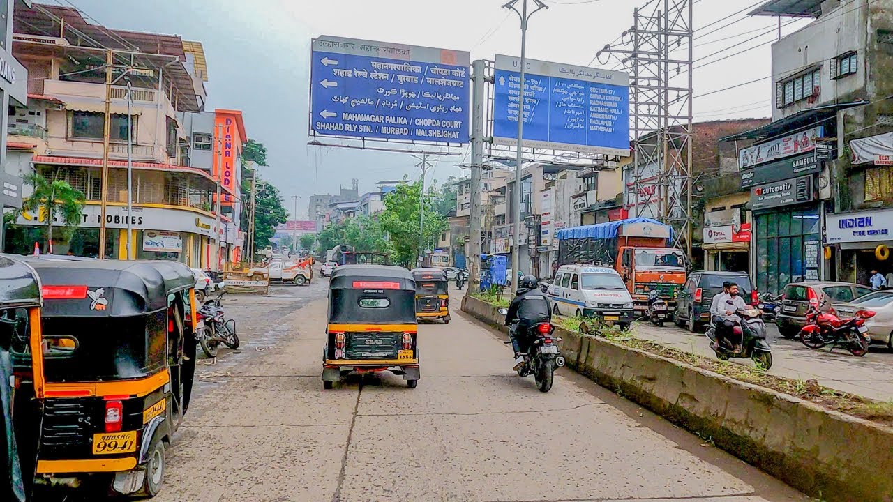 4K Drive In Ulhasnagar | From Vitthalwadi To Ulhasnagar Entrance Gate ...