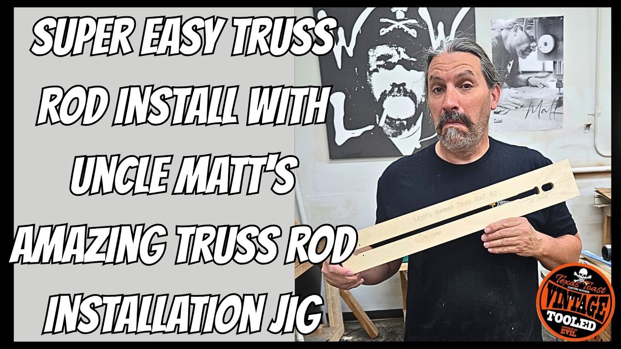Super Easy Truss Rod Install With Uncle Matt's Amazing Truss Rod ...
