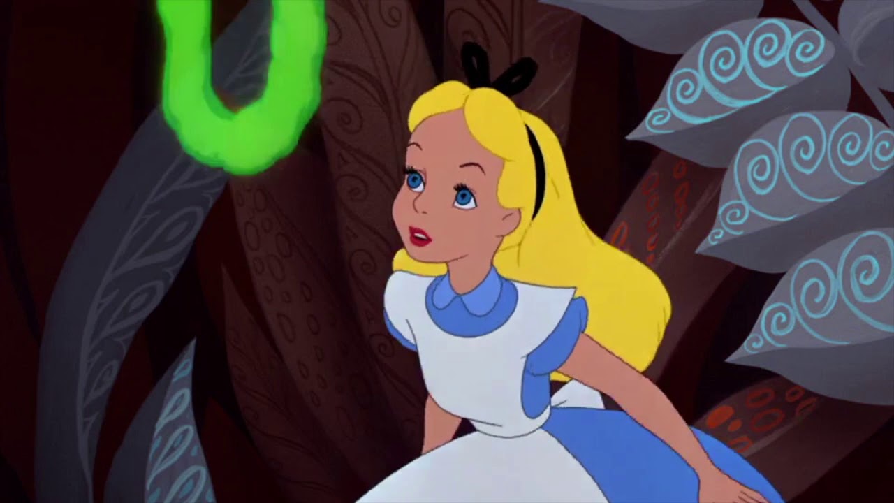 Alice caterpillar scene - YouTube