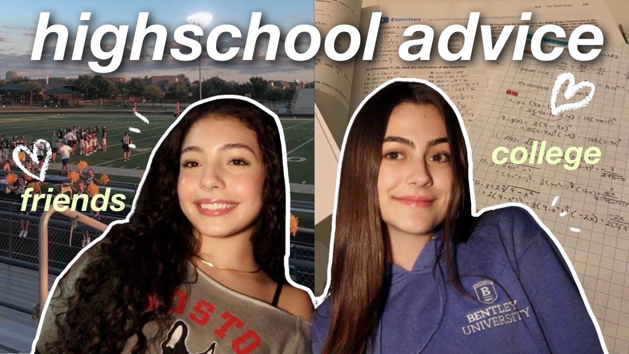 high school advice that you NEED to know! *from SENIORS* (college ...