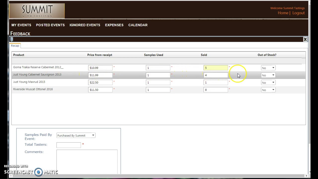 Completing Recap Form After an Event. - YouTube