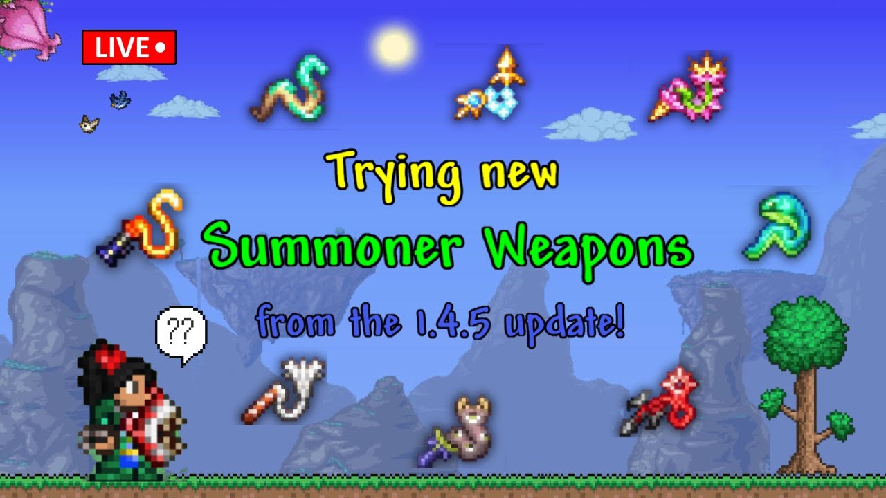 Terraria: New SUMMONER ITEMS in 1.4.5! (And more!!) - YouTube