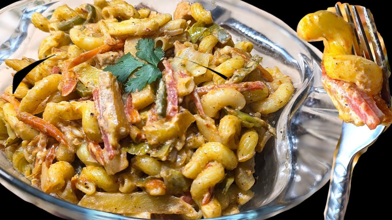 Chicken and Veg Macaroni Recipe| Creamy and Delicious Pakistani Pasta ...