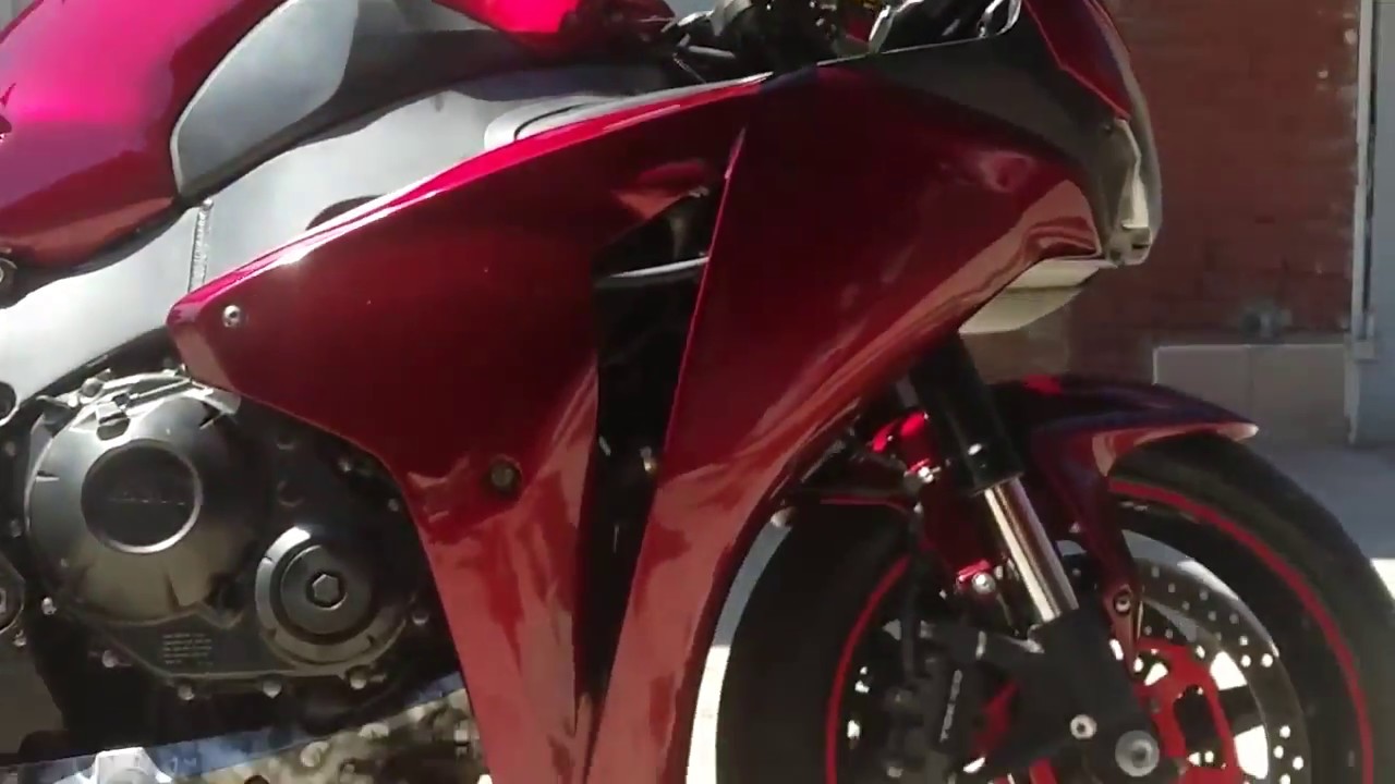 эксклюзивная покраска с candy концентратом Honda CBR1000RR - YouTube
