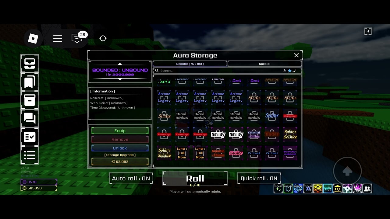 Sols rng inventory reveal (2m) rolls - YouTube