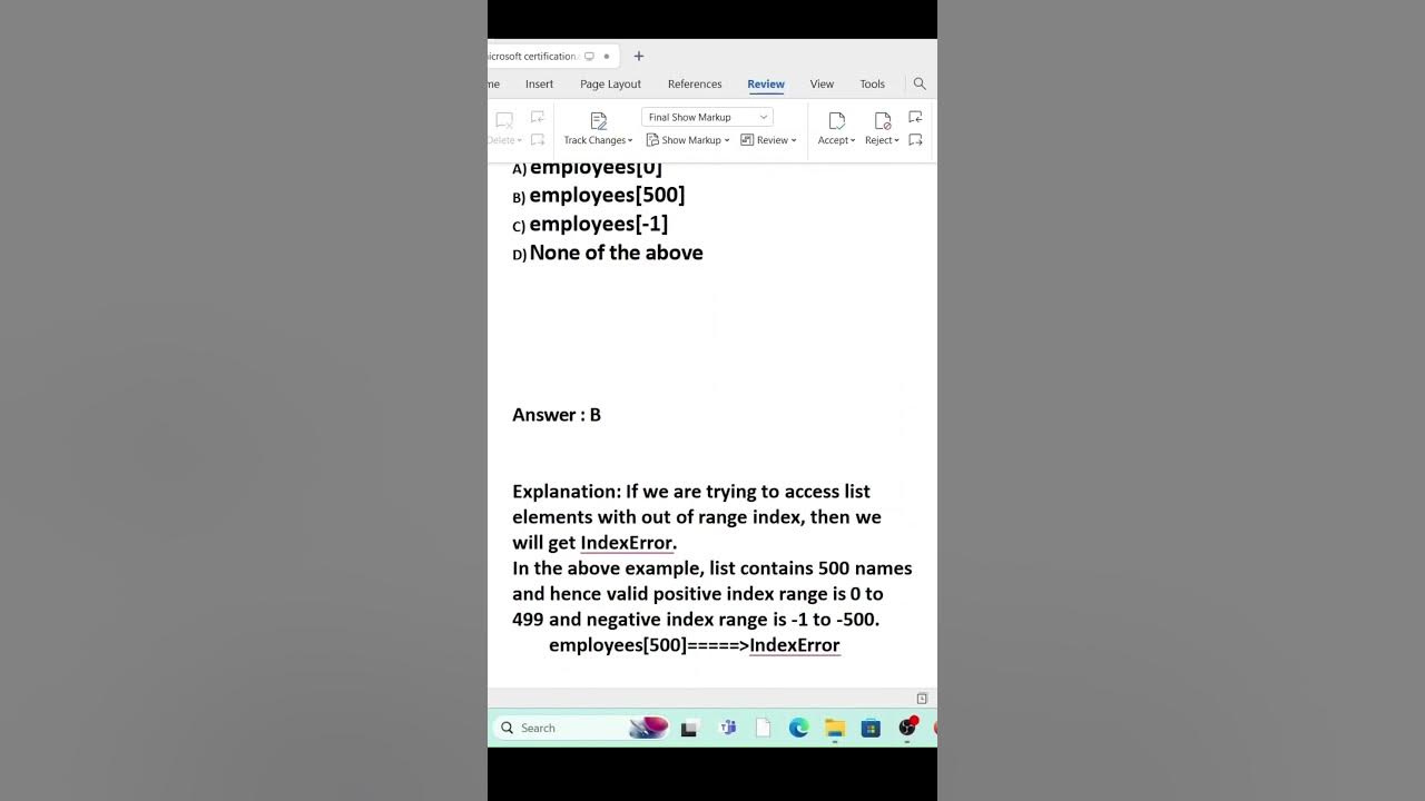 Python certification exam Question-9 #shorts #shortsfeed #shortvideo #pythoncertification #short ...