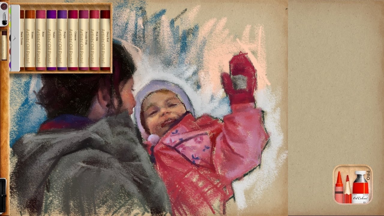 【iPad Pro】Digital Pastel drawing #2 | Portrait | Art Set – Pro Edition ...