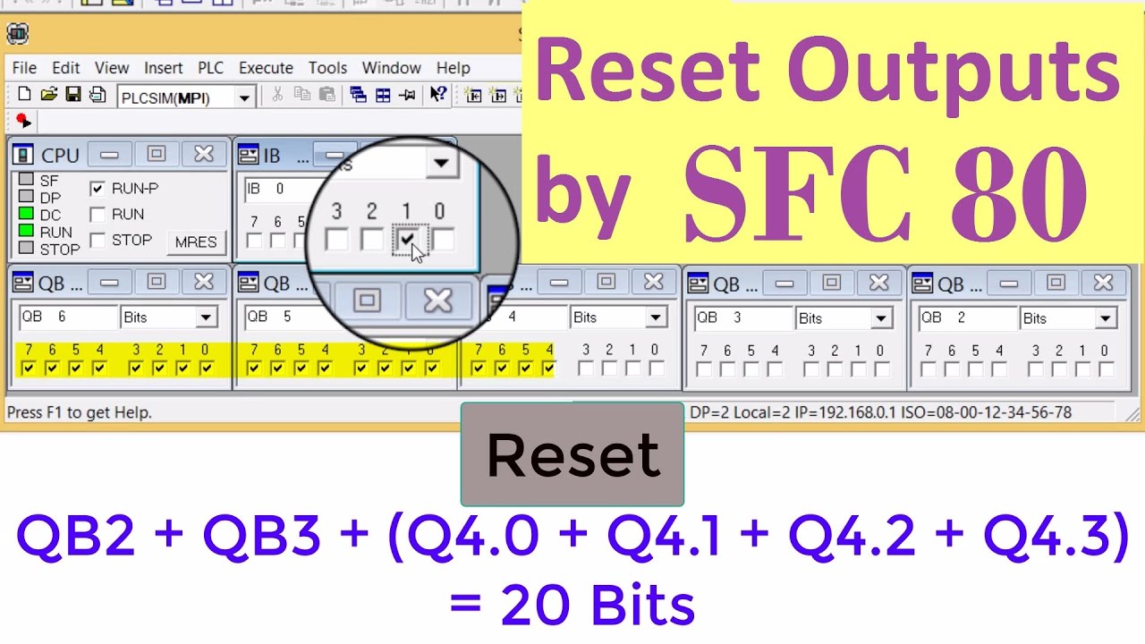 Siemens PLC--Reset Range of Outputs by SFC80 Function in the STEP7 ...