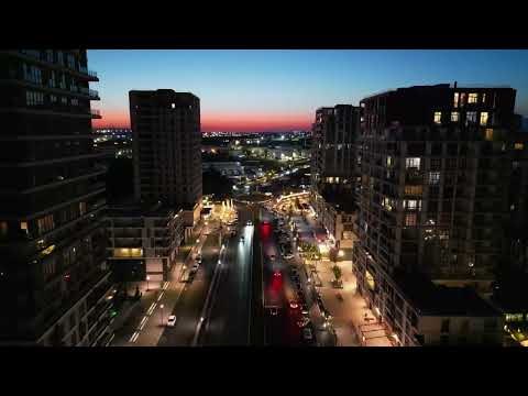 Drone Night Shot - Istanbul