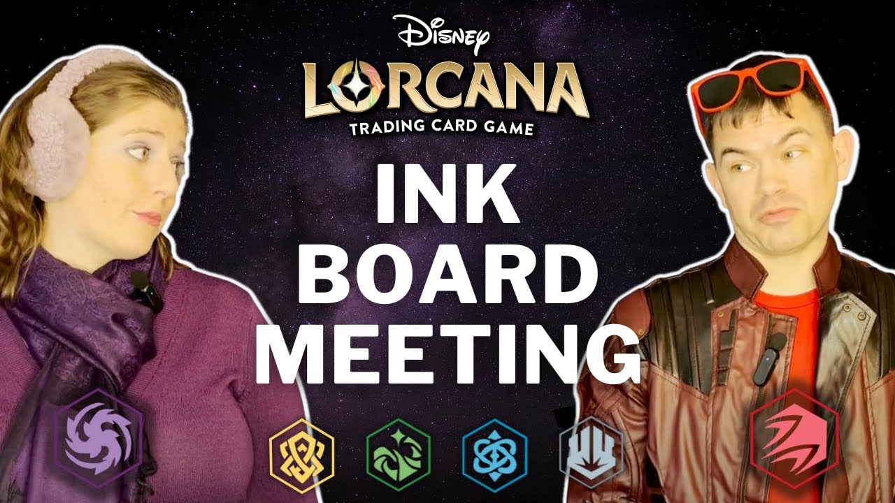 Disney Lorcana Colors Choose a Favorite | Ink Colors' First Board ...