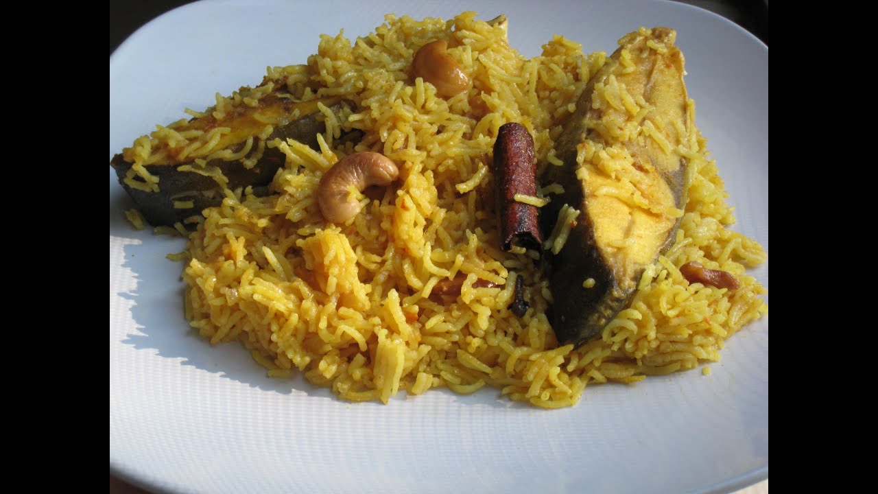 Fish pulao recipe - YouTube