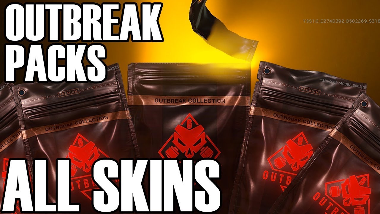 Opening 50 Outbreak Packs - Rainbow Six Siege (Operation Chimera TTS ...