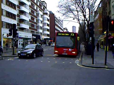 London Buses-Route 73-Mercedes-Benz O530G Citaro-Arriva London-Reg No ...