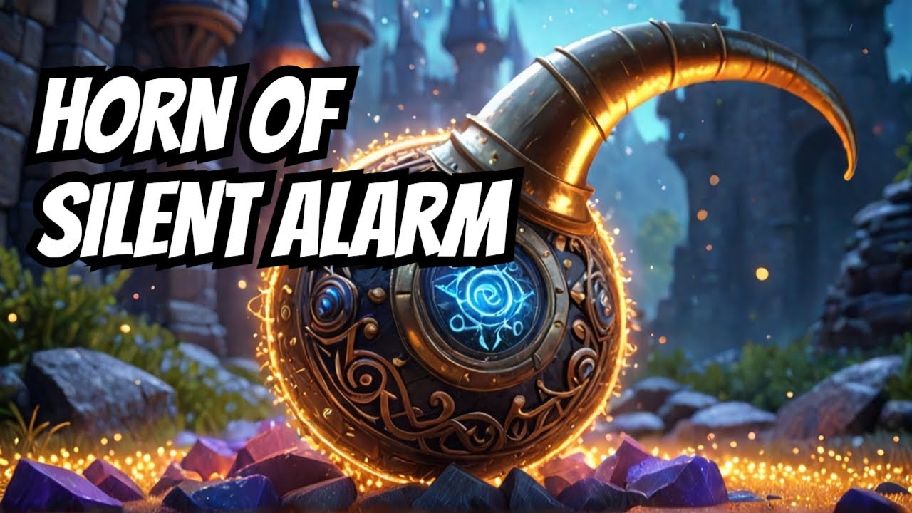 Best DnD Magic Items? How about a Horn of Silent Alarm - YouTube