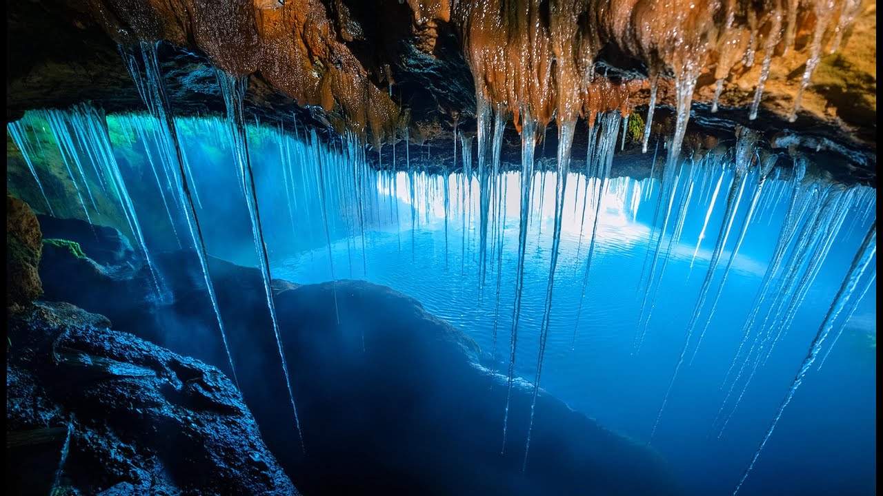 Deep Sleep & Relaxation┃Water dripping in a cave with Positive Vibe ...