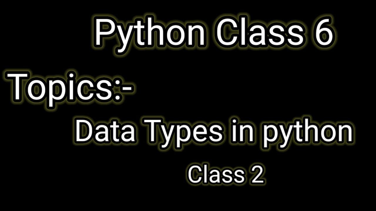 Python Class 6pythonprogramming Python Pythonforbeginners 2396