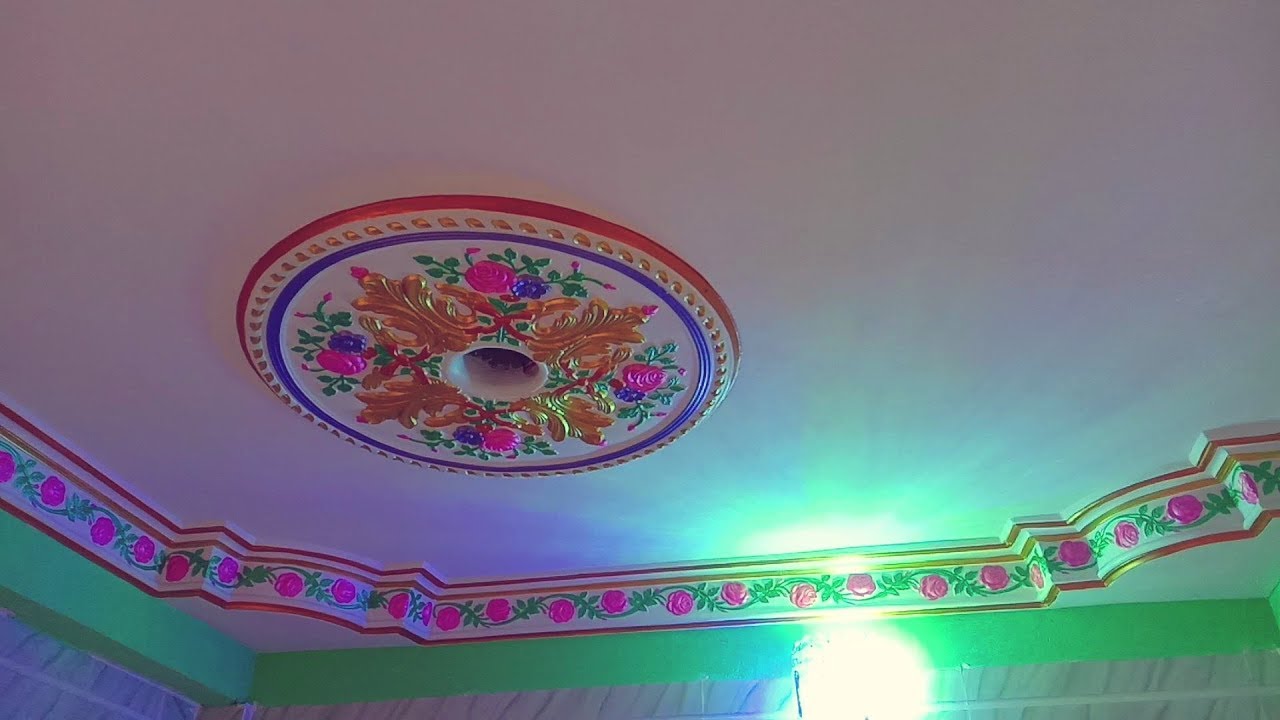 Best Gypsum Colour 2020 !! Gypsum Ceiling Rose Colour By Arabian Gypsum ...