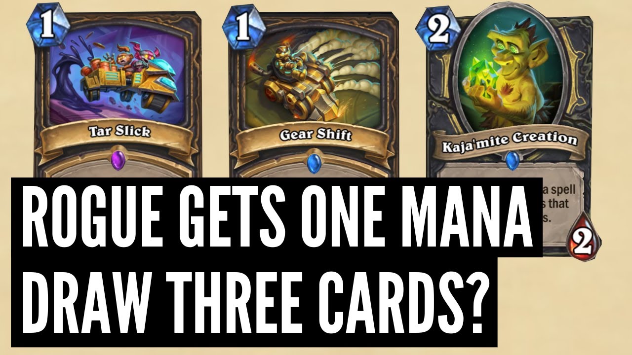 Rogue got ONE MANA DRAW THREE!? Burgle Rogue cards! | TITANS card ...