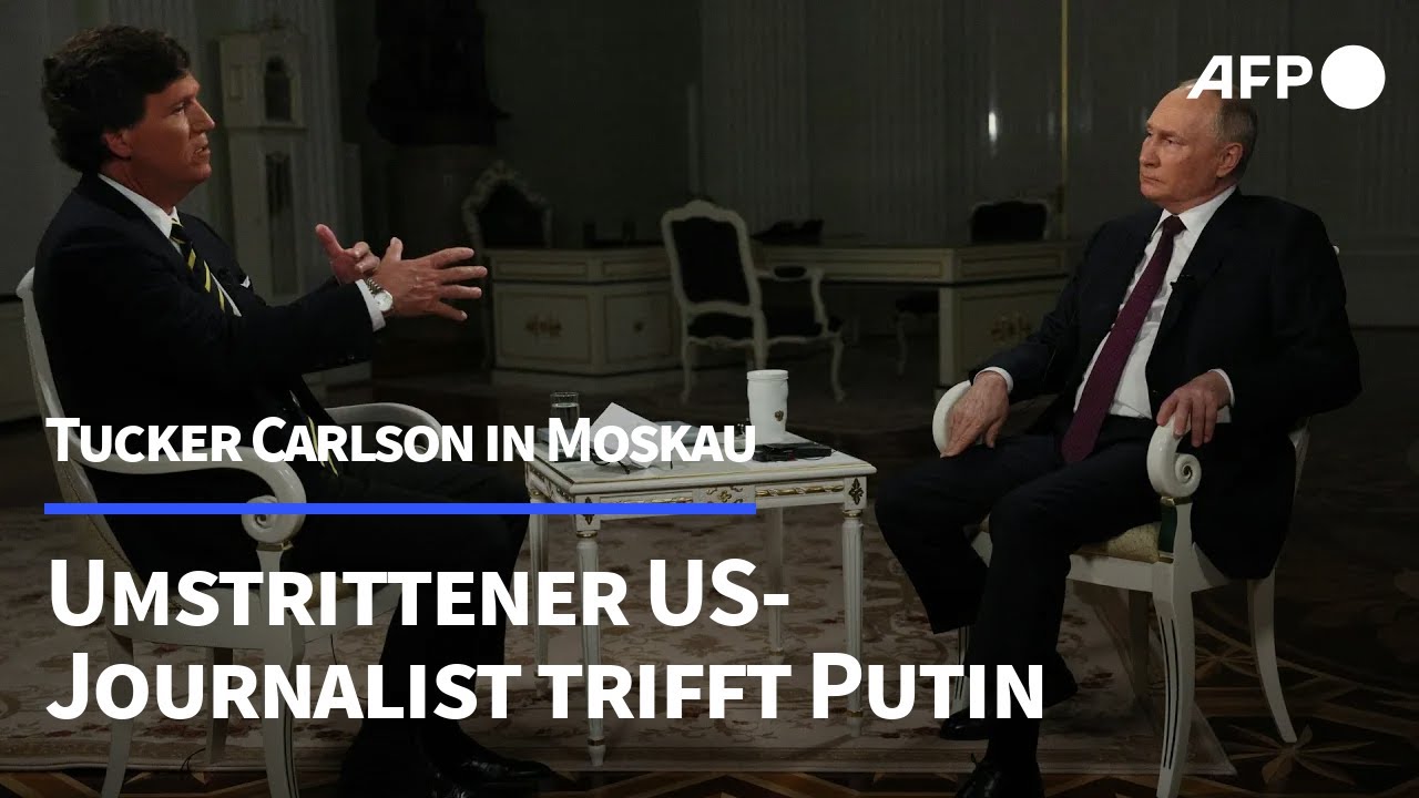 Putin-Interview von US-Journalist Carlson sorgt für scharfe Kritik ...