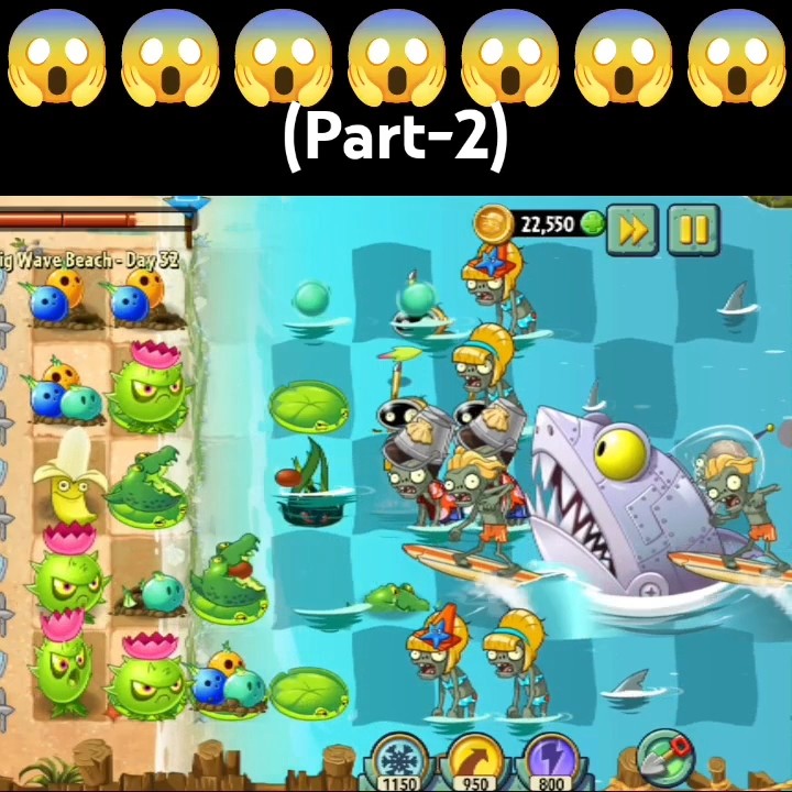 PvsZ 2 Big Wave Beach Boss fight let's See Who Will Win? Part-2 # ...