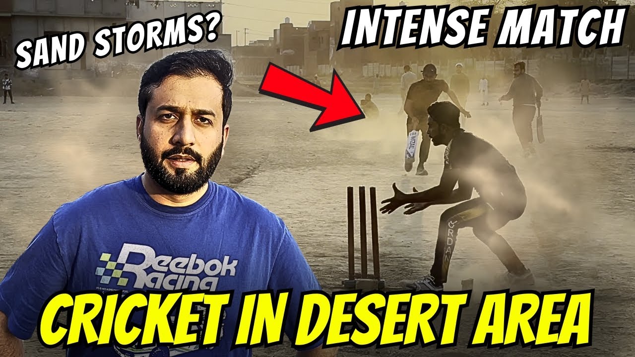 Intense Cricket Match in Desert! Exciting Cricket Vlog | Full ...